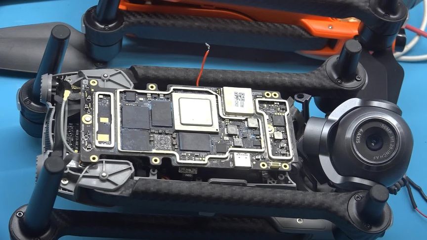 道通lite+无人机云台相机电路供电原理,无人机维修教程