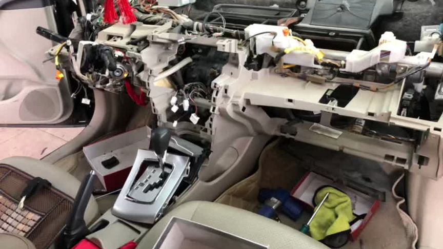 旧款卡罗拉仪表台翻新 #内饰翻新修复