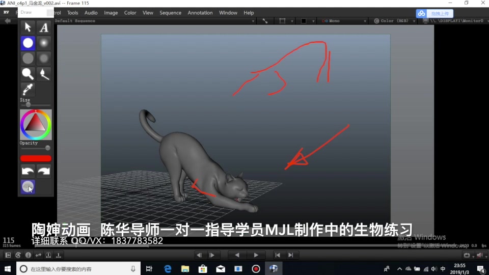 【陶婶动画导师返修集锦】四足生物练习之动态分析