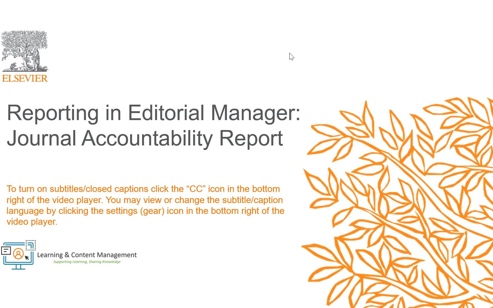 如何查看期刊账户报告?【爱思唯尔Editorial Manager使用指南】