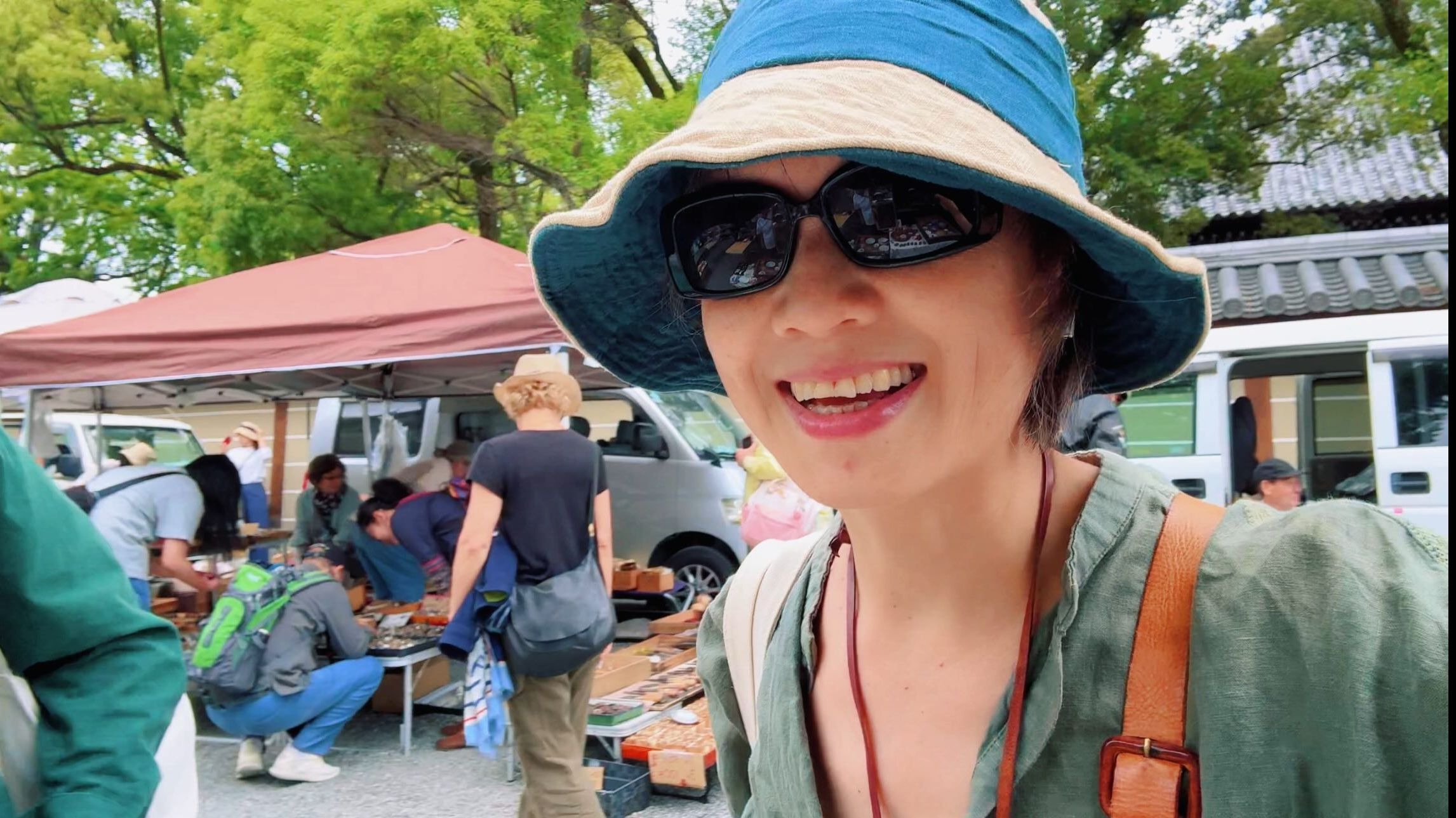 日本京都东寺第一个周日的破烂儿集市 购买实录 (2025,6月1日)