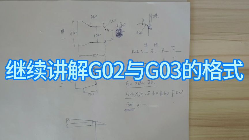数控车床编程指令——圆弧指令的格式
