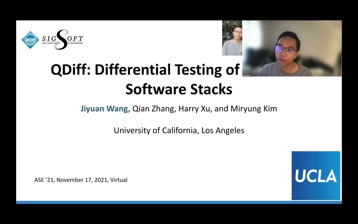 QuCS讲座第二十五期 量子软件栈的差分测试 加州大学洛杉矶分校Jiyu...