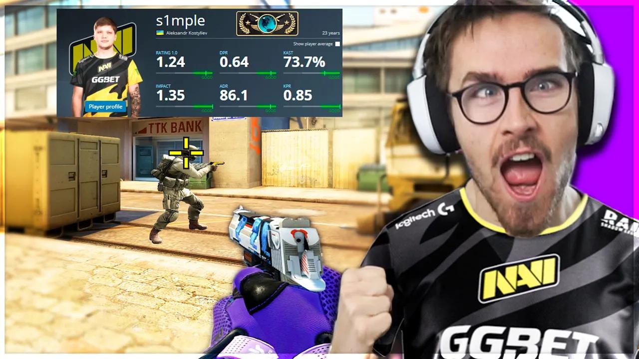 【CSGO】S1mple的设置能让你上大地球吗?