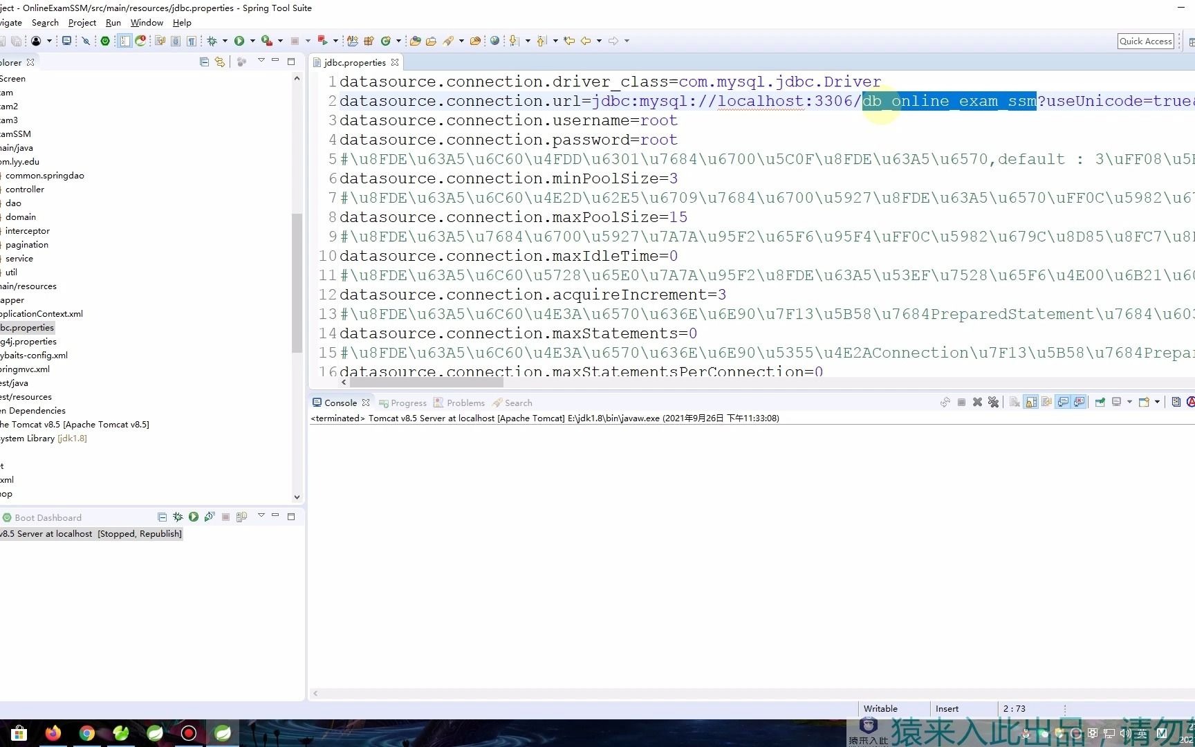 基于SSM+Mysql+Jsp实现的在线高中考试系统源码附带运行指导视频
