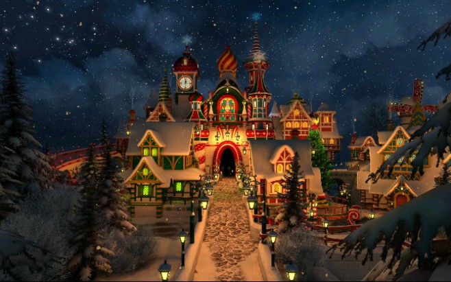 4K画质,漂亮的童话城堡