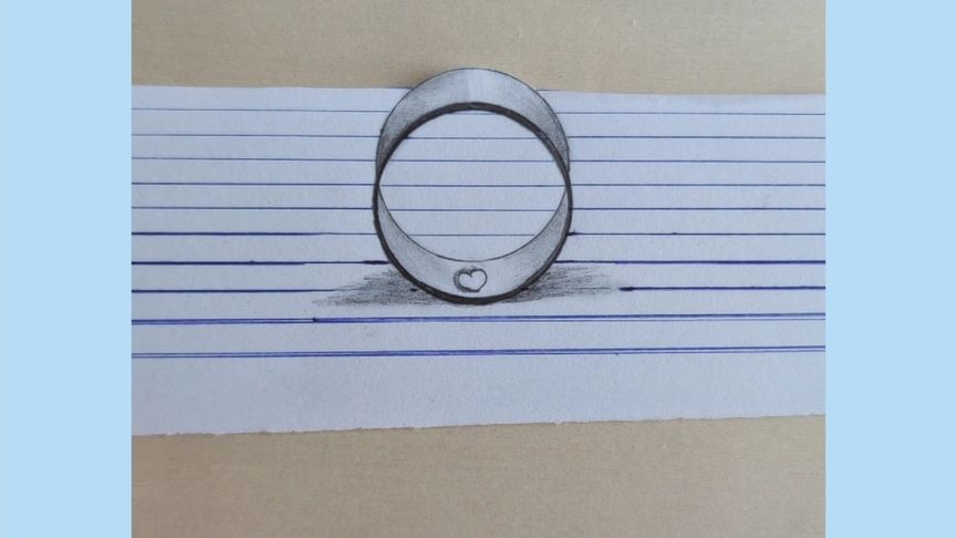 超简单的3d立体画教程,儿童创意美术,你学会了吗?