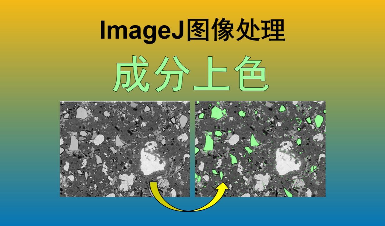 『超实用』ImageJ图像处理 - EDS彩图叠在灰度图像上