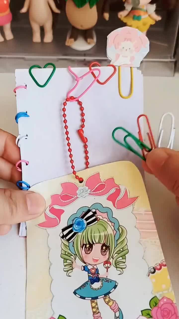 手工:手账儿回形针的多种用法