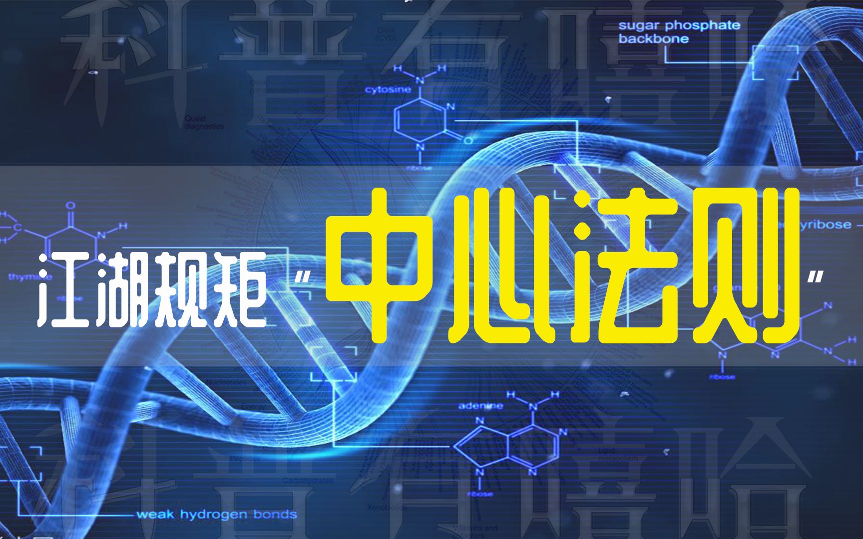 DNA,RNA都要围着中心法则转,生物都懂的江湖规矩