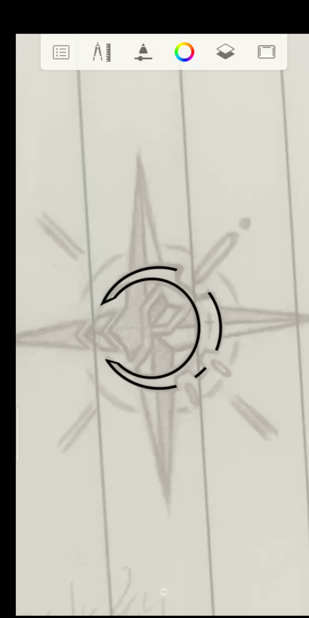 【虚圈绘画图标】星夜合众国-联合协约标志(绘画过程及成品)