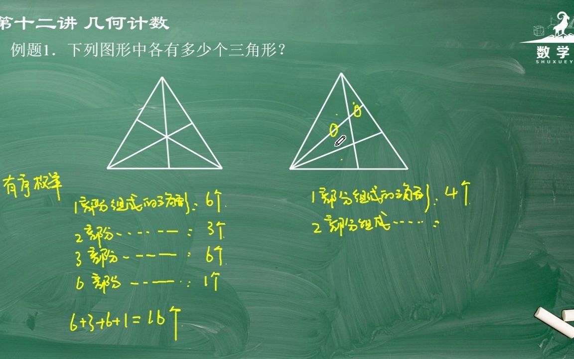 小学思维数学,第12讲:几何计数例题一,几何计数