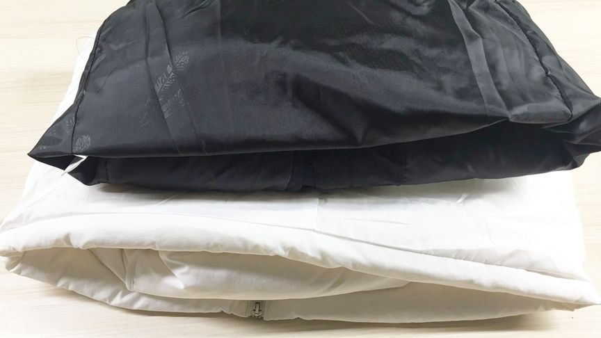 长.短款羽绒服正确收纳,快速叠法,简单还省空间