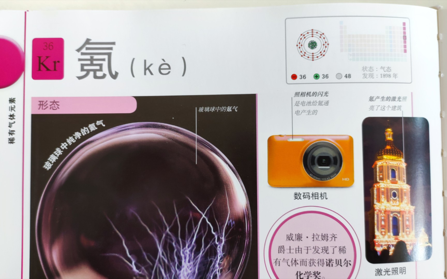 〔化学科普 填坑〕第36号元素 氪Kr 没错就是氪金的氪,但真的氪你可能...