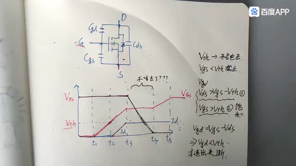 MOS管专题-MOS管的开通过程爆肝分析讲解