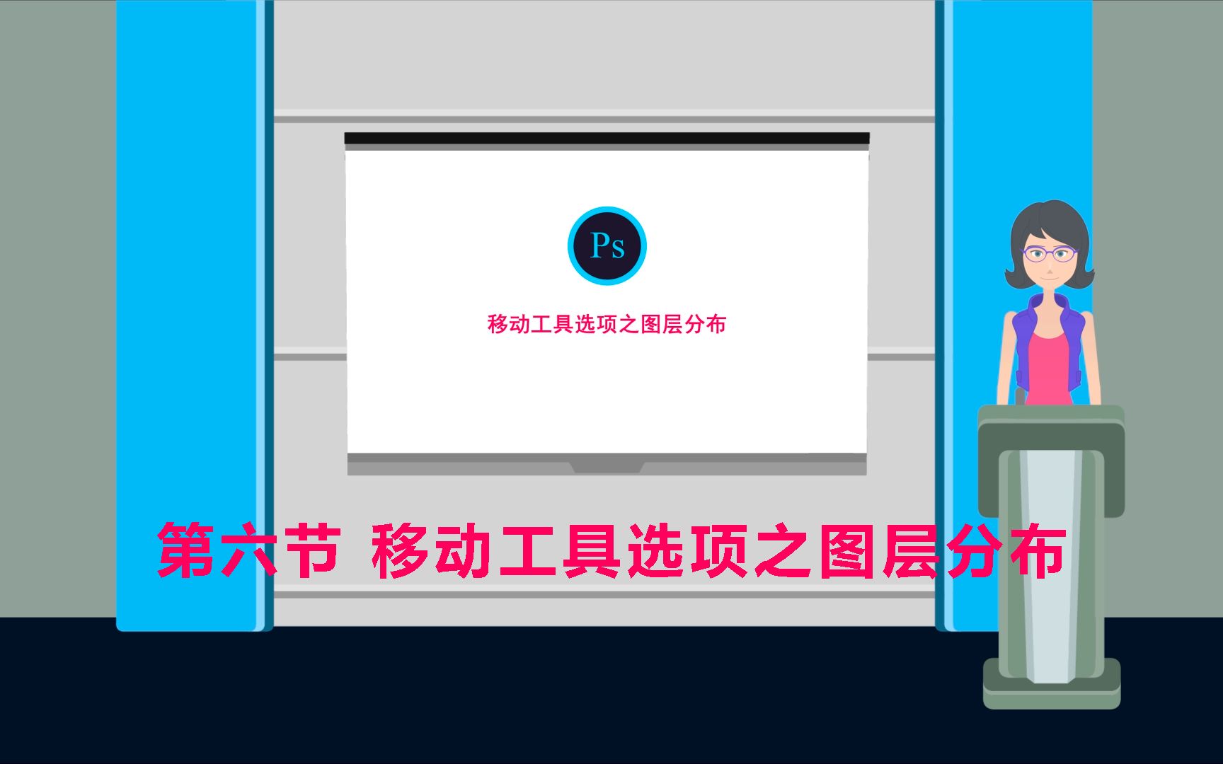 第六节 PS移动工具选项之图层分布