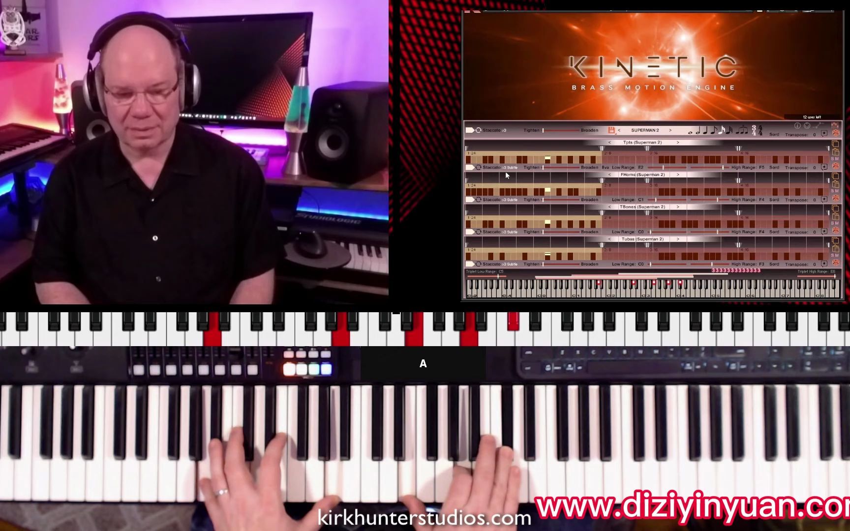 Kirk Hunter Studios Kinetic: Brass Motion Engine KONTAKT的使用教程