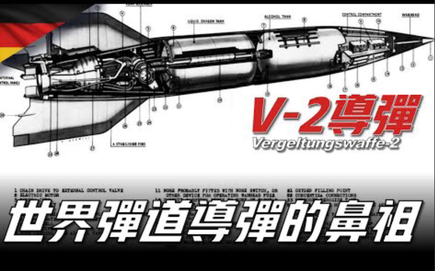 【V-2导弹】二战德国第一种弹道导弹,第一次投入实战就让英国死伤...