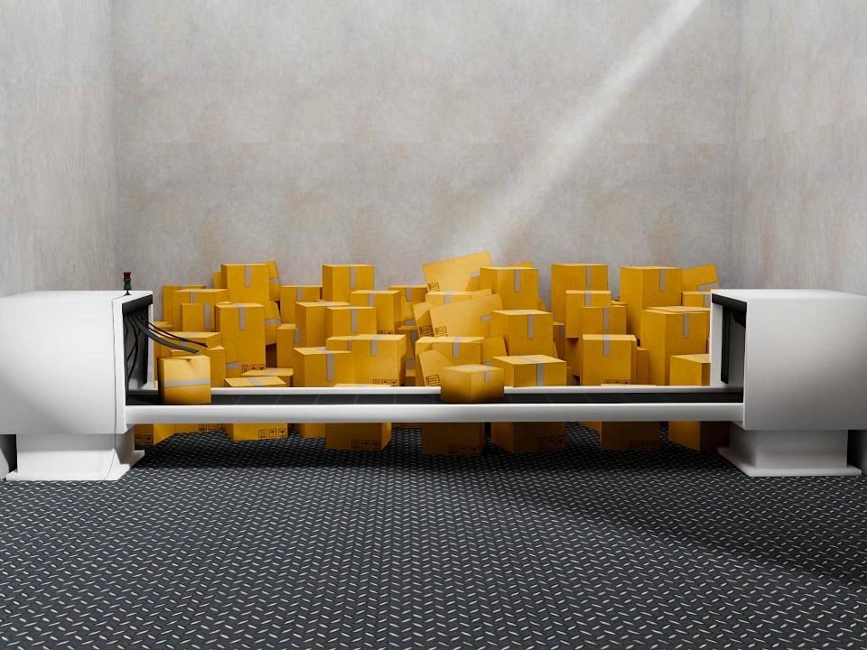 3dmax货物传送带动画