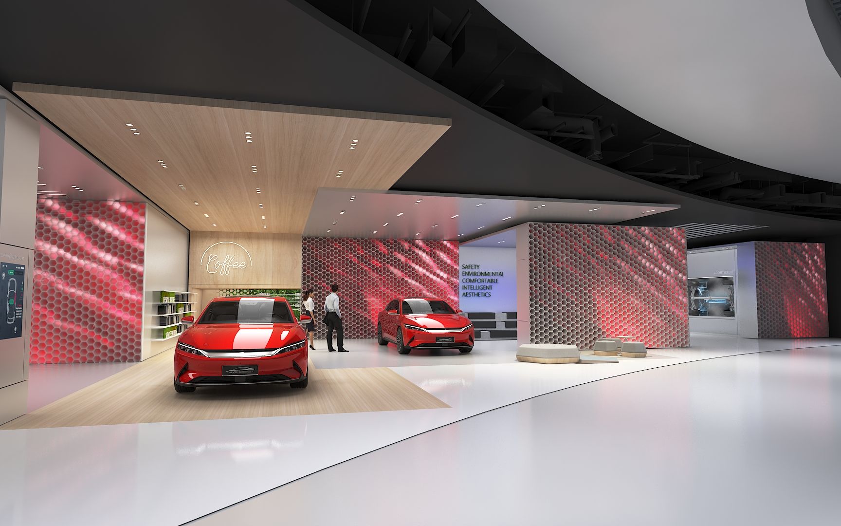 3dmax建模 EEVEE渲染-展厅设计