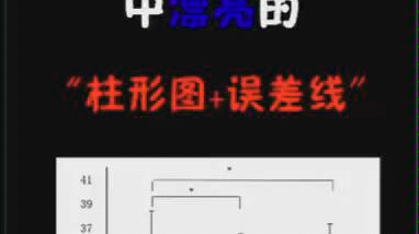 怎么快速制作“柱形图+误差线”?