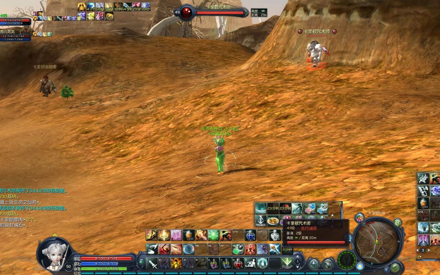 永恒之塔 护法星 破散 卡刀 双射