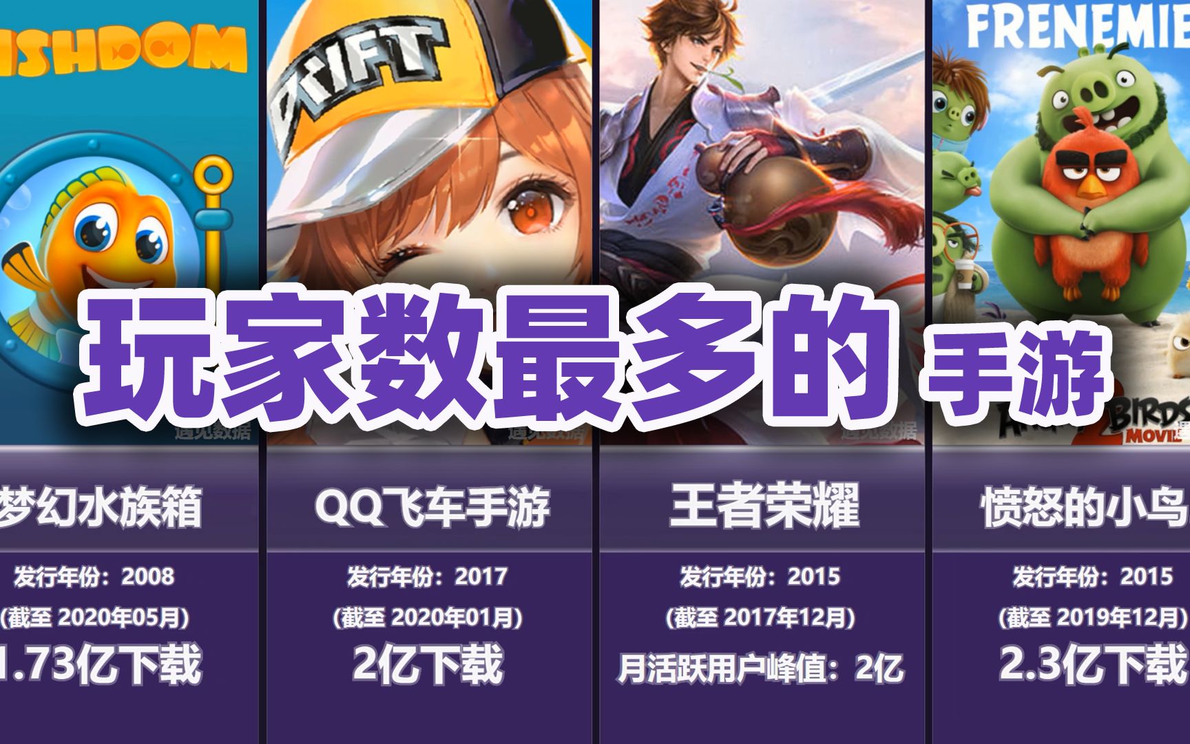 玩家数量最多的手游TOP50 | 手机游戏排行榜