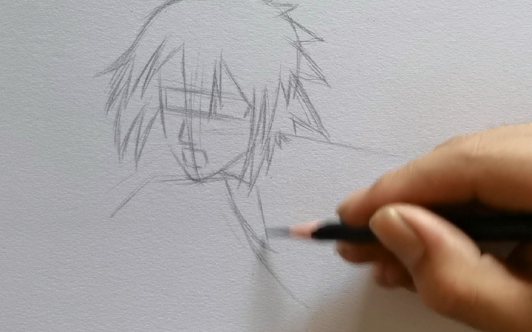 手绘动漫火影忍者佐助过程,这样画不是很简单吗?