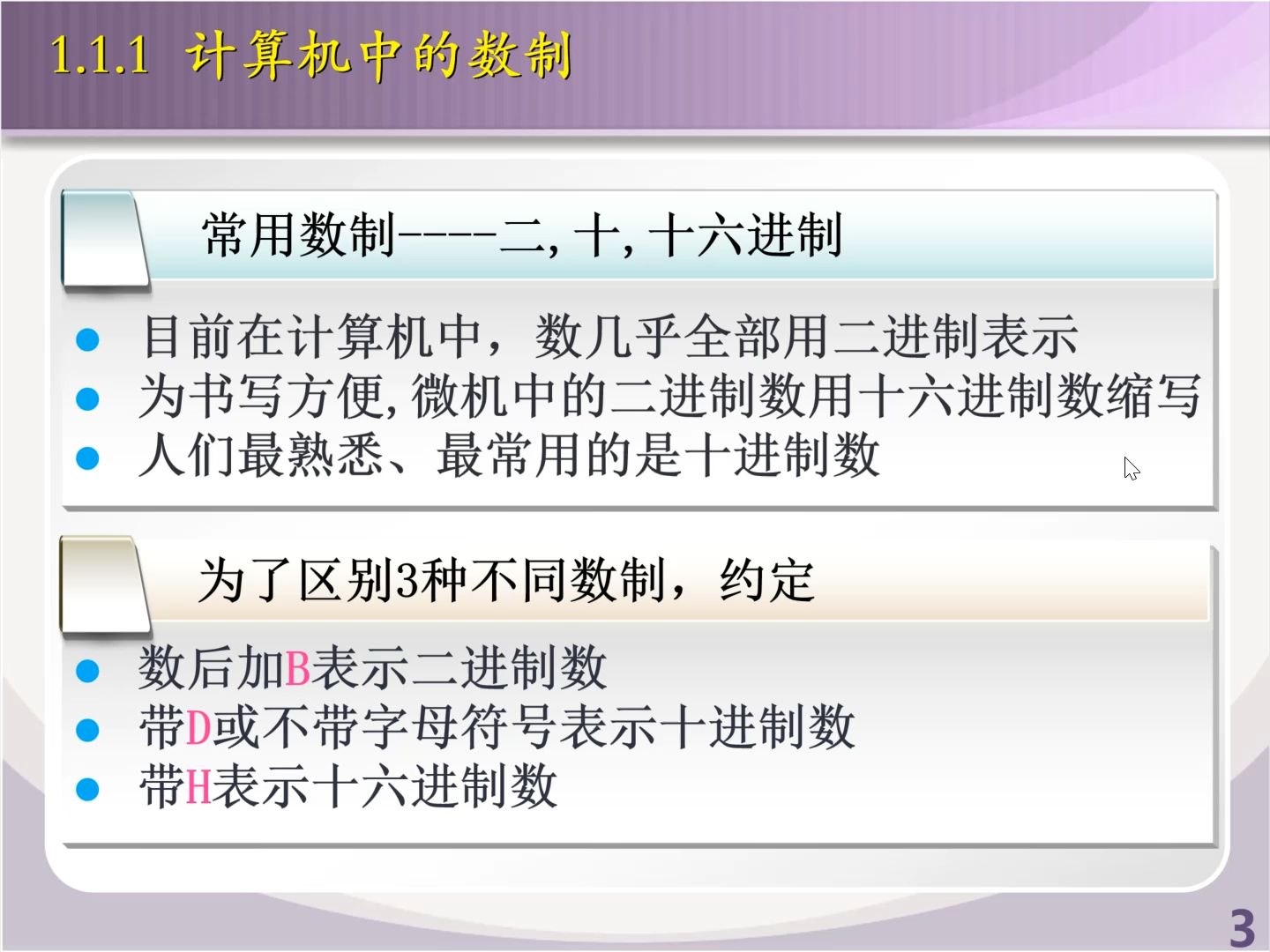Lesson1:二进制/十进制/十六进制及其转换