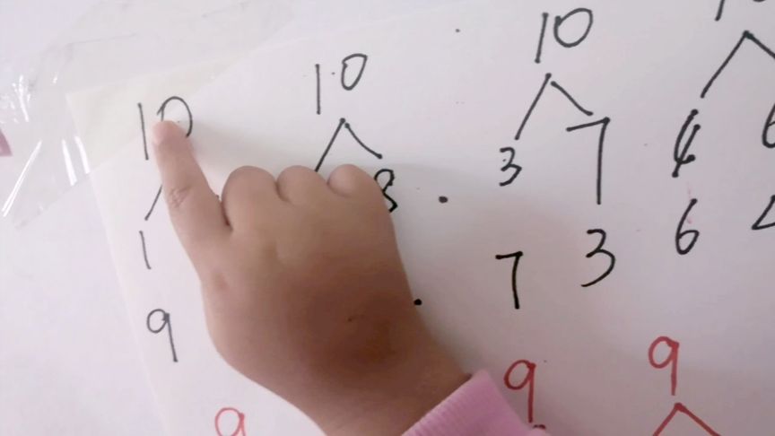 宝妈为6周女儿制定学习计划,每天早起10分钟,背诵数学分解!