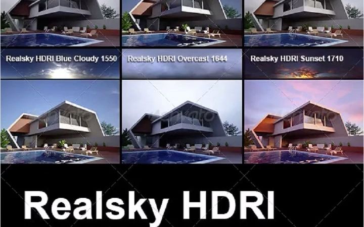 售价65美刀的HDR天空 3DOcean – HDRI Pack 01-05