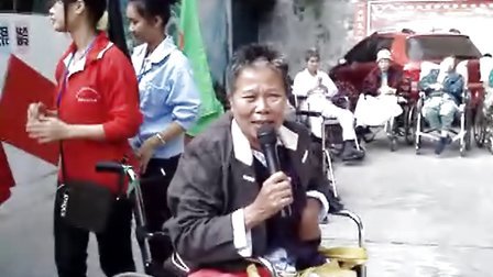 广西南宁社工小朱:敬老院“唱响红歌•乐伴银龄”活动