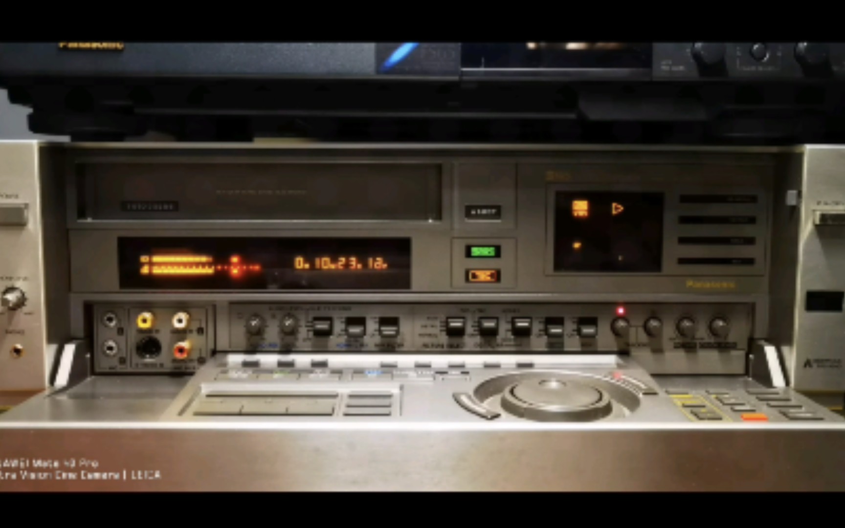 Panasonic 松下NV-V10000 S-VHS录像机放音演示
