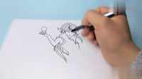 精灵梦叶罗丽之帅气的水王子简笔画,画法详细,喜欢的不要错过