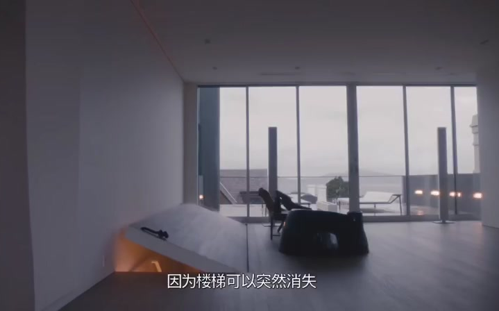 楼梯隐藏门,地下室隐形门,让楼梯一瞬间消失的电动门