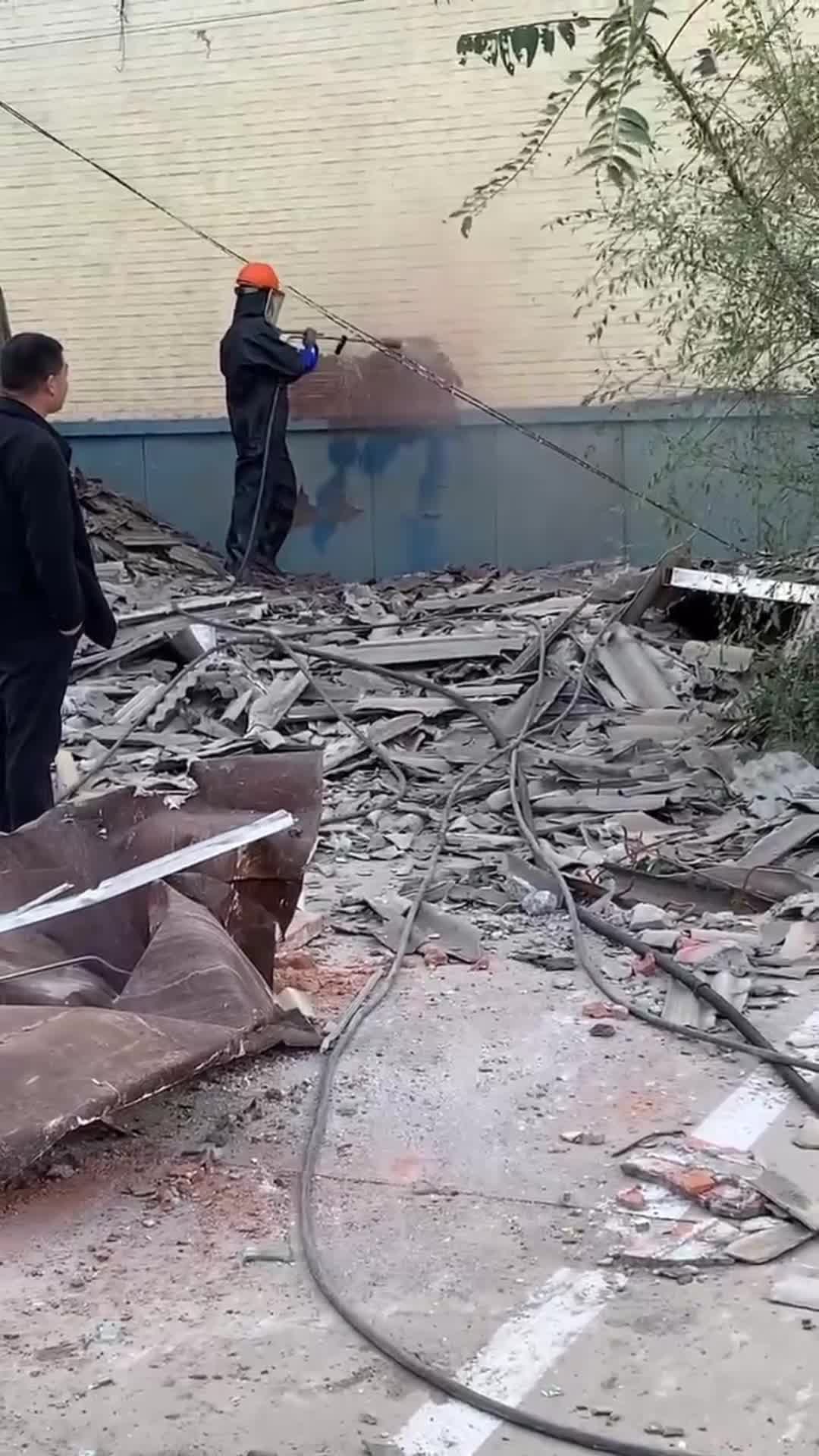 多功能高压清洗机 高压水射流清洗机 高压水枪清洗的使用效果