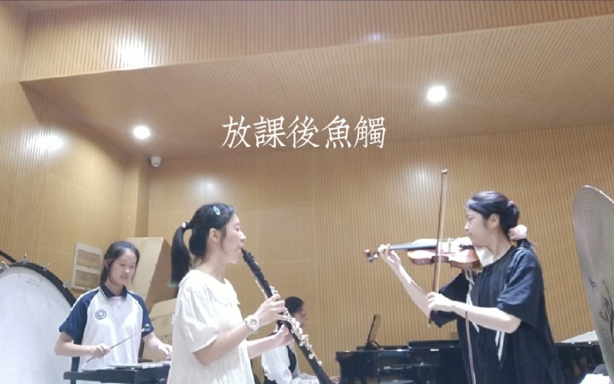 《能看见海的街道&启程》【单簧管 双簧管 小提琴 钢琴 铝版琴 铃鼓 ...
