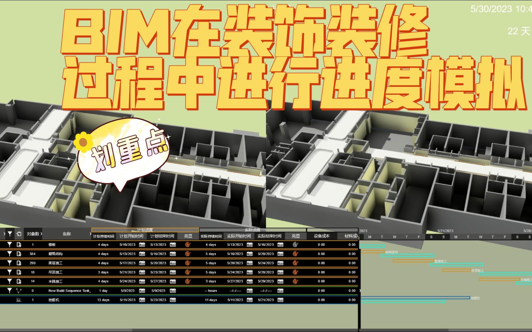 BIM在装饰装修阶段进度管理模型的应用-预告