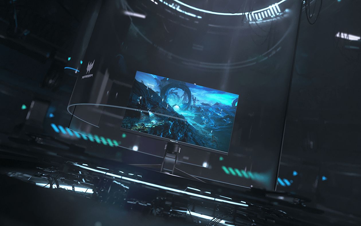 【C4D动态视觉鉴赏】游戏显示器三维动画场景鉴赏 C4D+rs显示器...