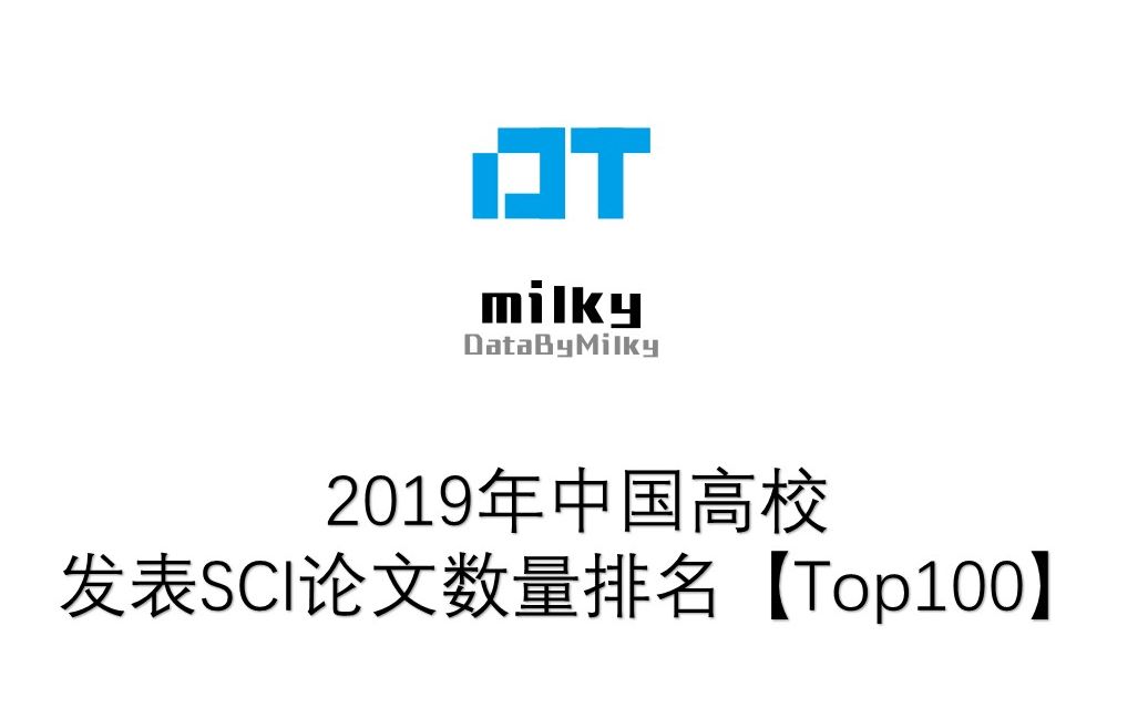 2019年中国高校发表SCI论文数量排名(你的学校排第几)