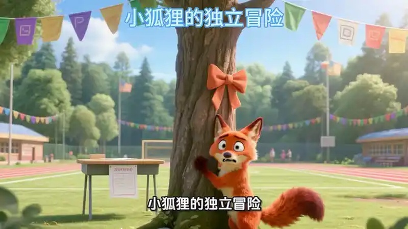儿童睡前小故事《小狐狸的独立冒险》儿童动画小故事!