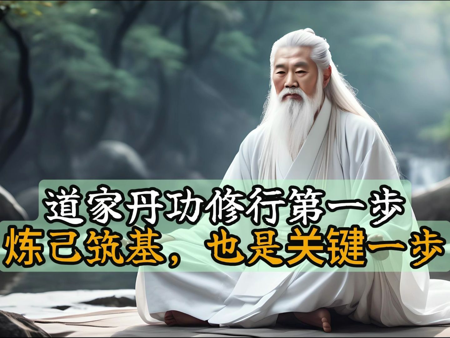 炼己筑基,是修炼道家丹功的第一步,也是关键一步!