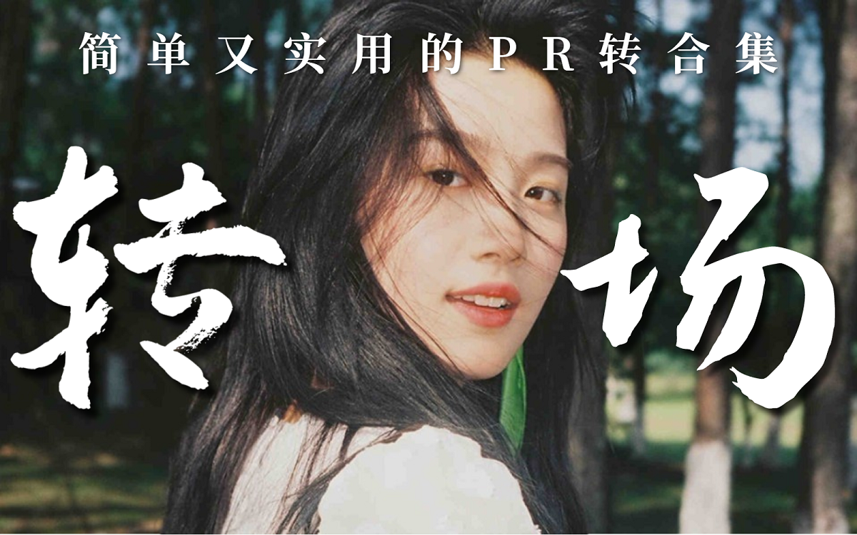 【PR教程】这才叫PR转场教学合集!让你的视频剪辑纵享丝滑!