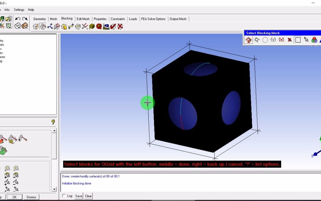 30.ICEM球体网格划分