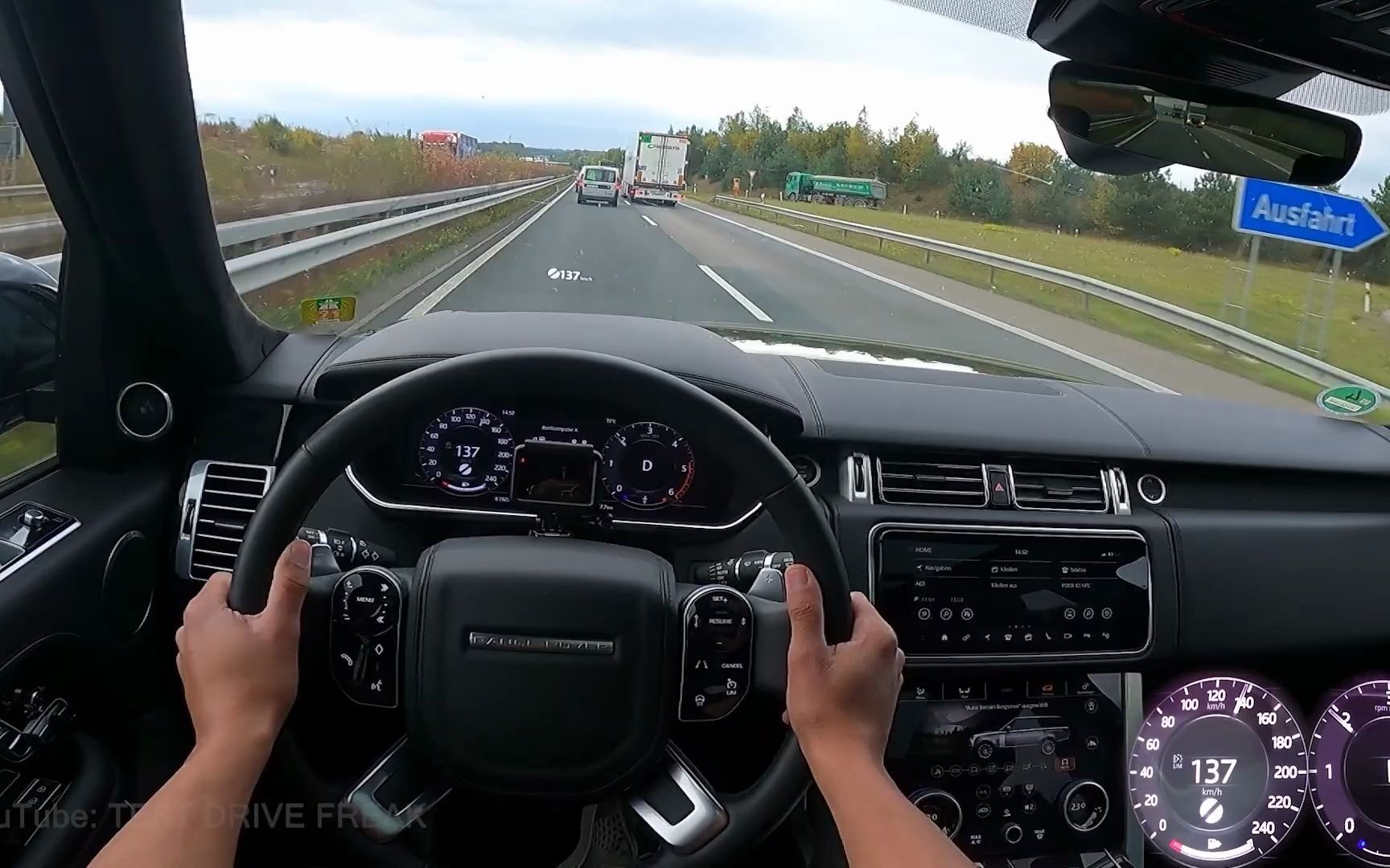 【第一视角】2021路虎揽胜D350 Autobiography 350PS 高速试驾
