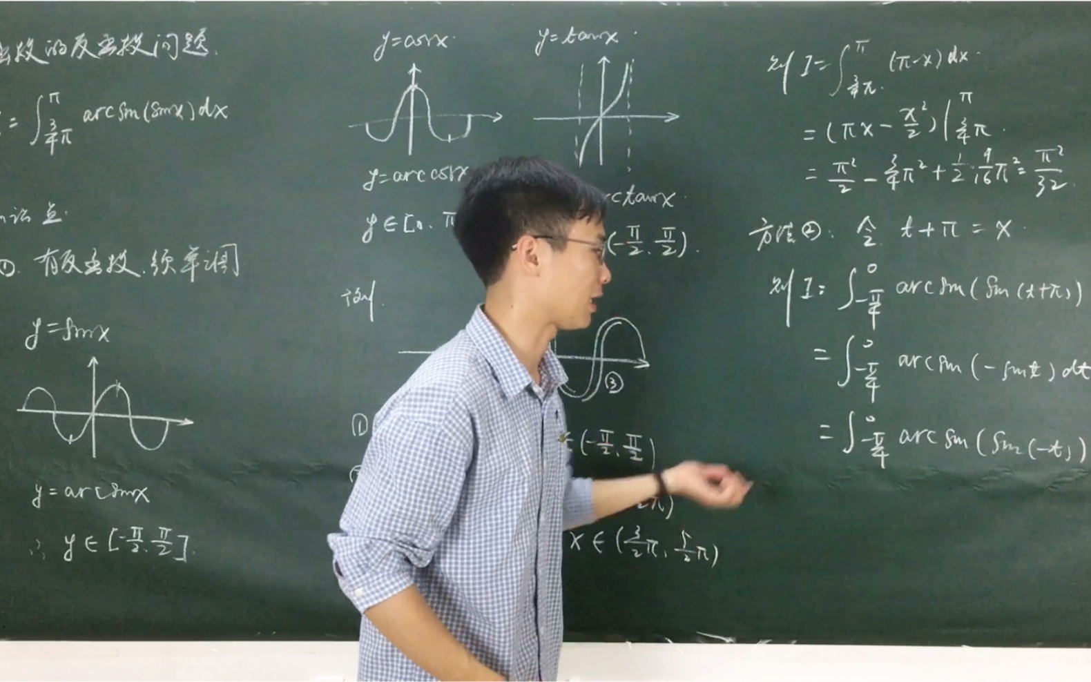 一个简单但容易出错的问题:反三角函数的正确表达