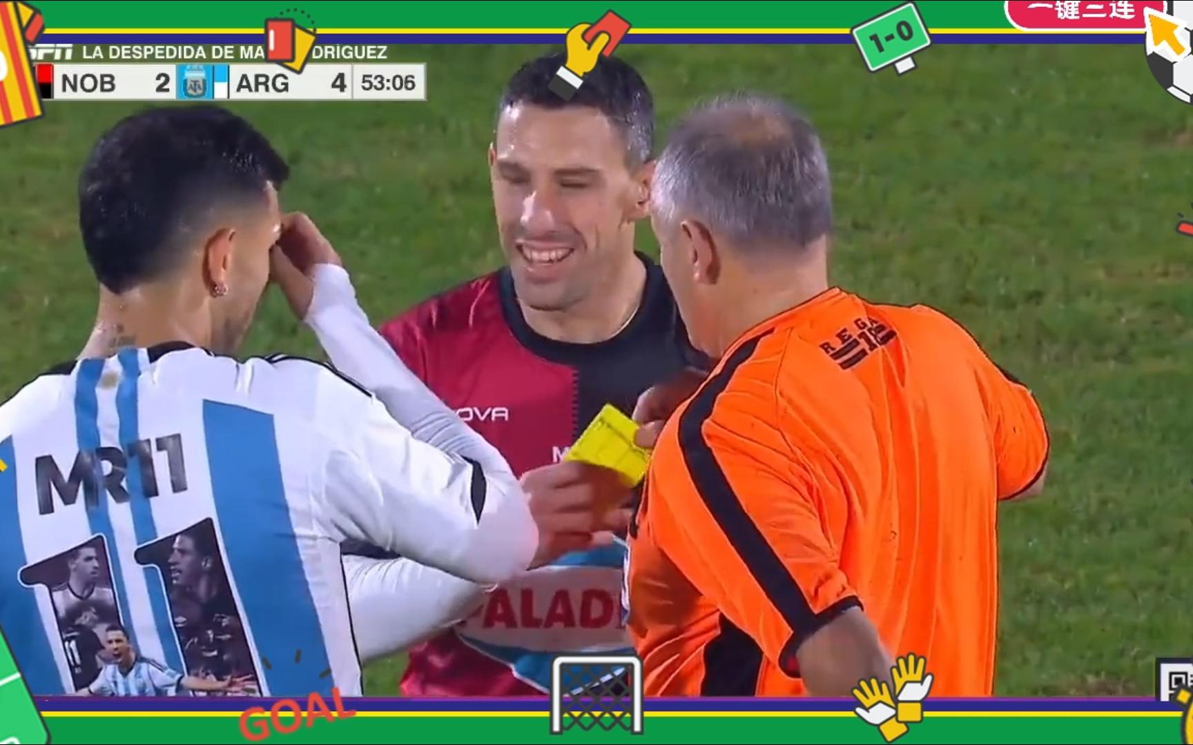 直接对裁判犯规,攻击裁判有没有!?这是发生在马克西罗德里格斯告别赛...