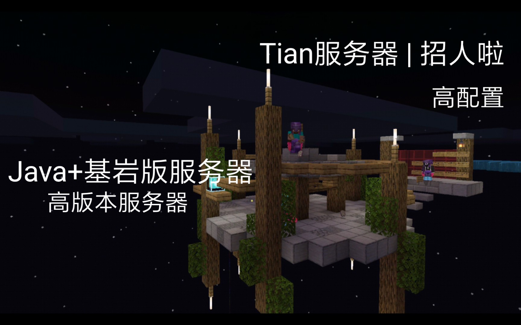 [minecraft我的世界国际服]Javax基岩服务器,长期开放(Tian服