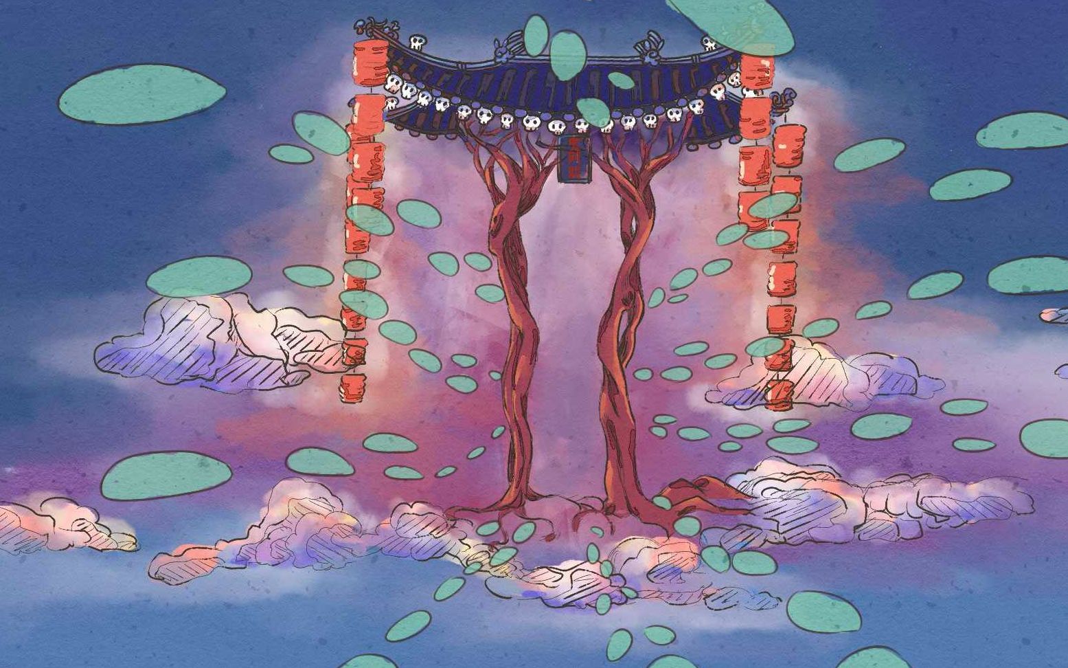 【秋水与青灯】【古风动画】【水彩】毕业设计作品