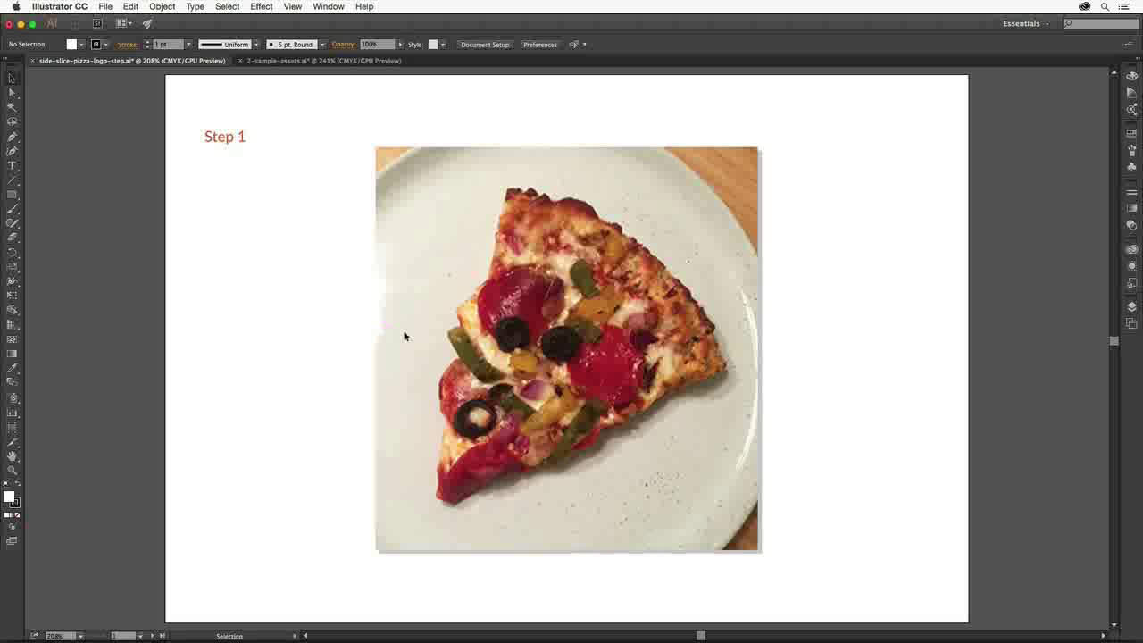 用AI制作一个logo